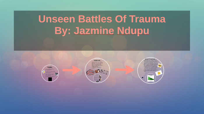 Trauma:a deeply distressing or disturbing experience. by jazmine ndupu ...
