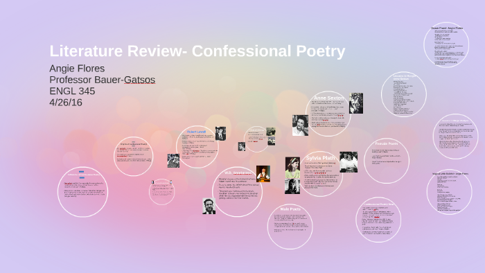 Literature Review- Confessional Poetry by Angie Flores on Prezi