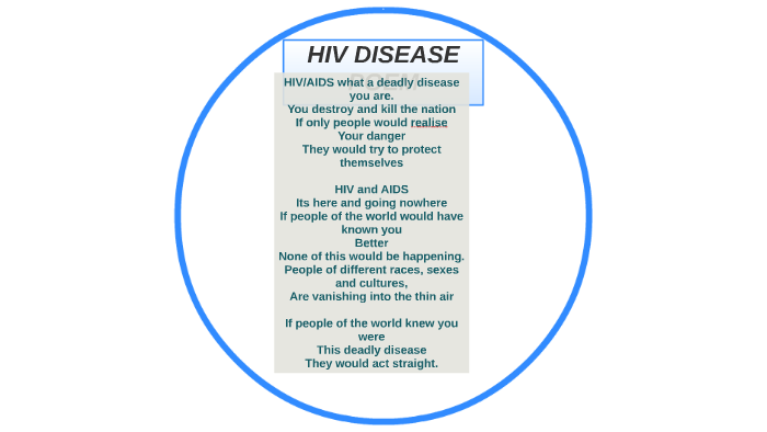 HIV DISEASE POEM by Laura Escobar on Prezi