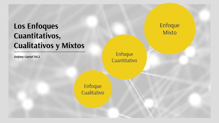 Los enfoques cuantitativos, cualitativos y mixtos by Stefany Carriel on Prezi