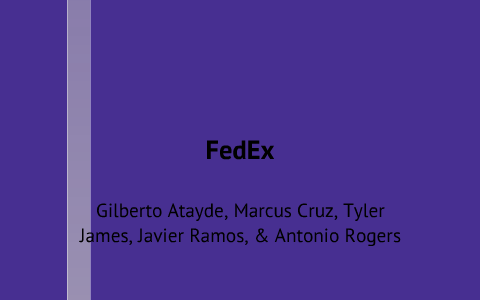 FedEx Marketing Plan by Javier Ramos on Prezi