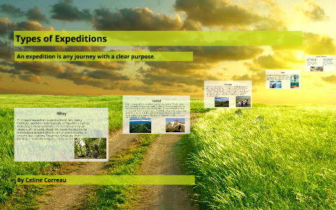 Types of Expeditions by Celine Correau on Prezi