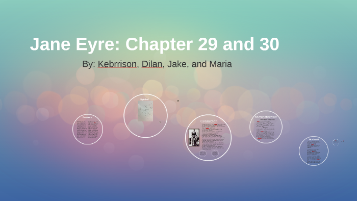 Jane Eyre: Chapter 29 and 30 by Maria Nadeem on Prezi