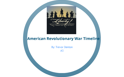 American Revolutionary War timeline project 1763-1783 by Trevor Denton ...