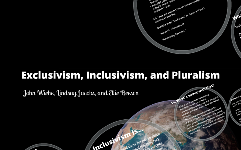 Exclusivism, Inclusivism, and Pluralism by Lindsay Jacobs on Prezi