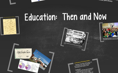Education: Then and Now by on Prezi