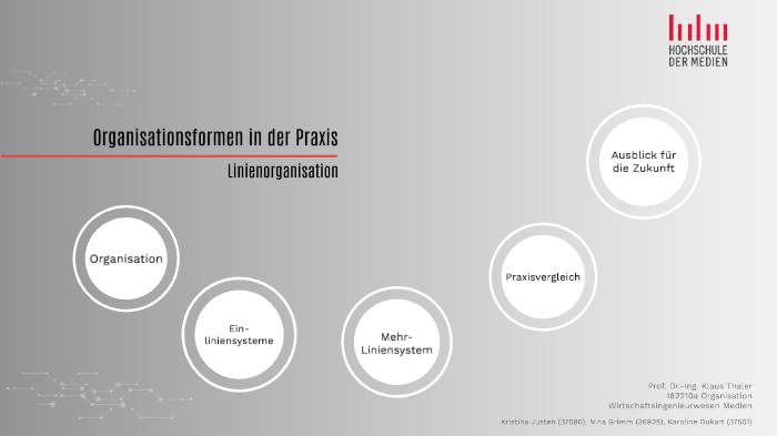 Organisationsformen in der Praxis - Linienorganisation by Nina Grimm on ...