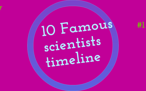 10 Famous Scientists Timeline by Anikha Van on Prezi
