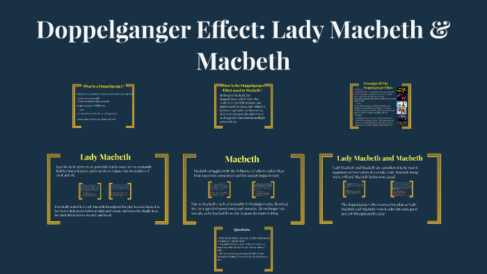 Doppelganger Effect Between Lady Macbeth & Macbeth by Hunter McNeil on ...