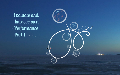 Evaluate and Improve own Performance Part 1 by