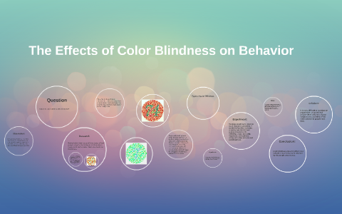 The Effects of Color Blindness on Behavior by Whitney Watkins on Prezi
