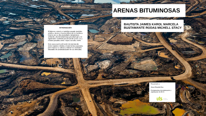 ARENAS BITUMINOSAS by Michell Rodas