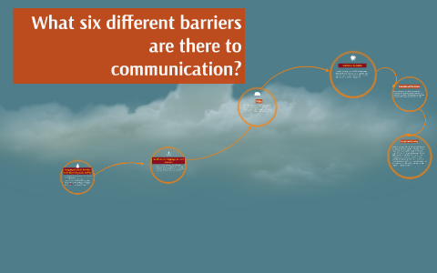 What six different barriers are there to communication? by sohail Ahmed ...