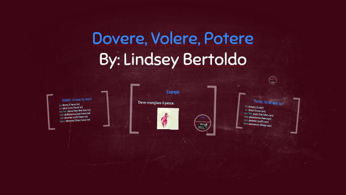 Dovere, Volere, Potere by