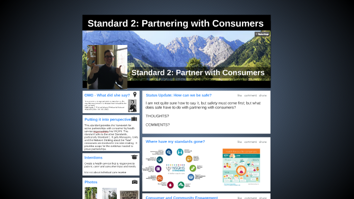 Standard 2: Partnering with Consumers by Allan JayBall on Prezi