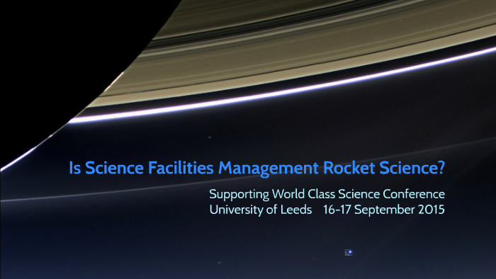 Is Science Facilities Design and Management Rocket Science? The View ...