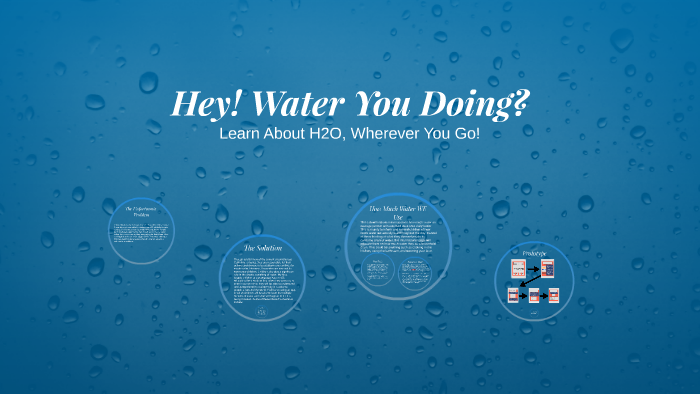 Hey! Water You Doing? by on Prezi