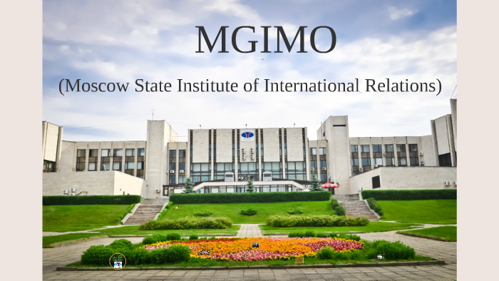(Moscow State Institute of International Relations) by Zhenya Batueva ...