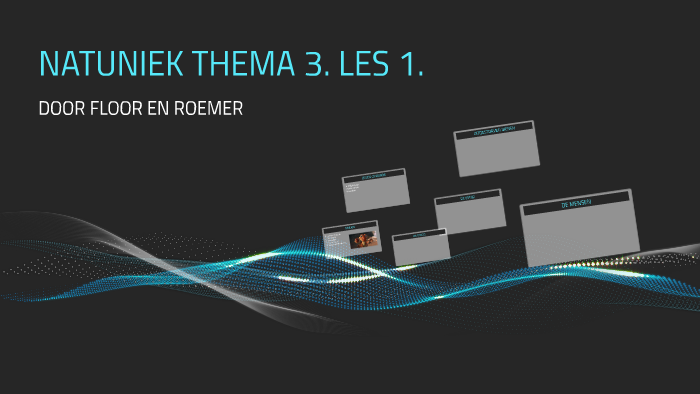 NATUNIEK THEMA 3. LES 1. by Floor Beishuizen on Prezi