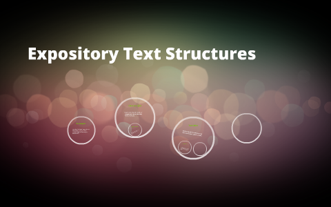 Expository Text Structures by Sierra Sells