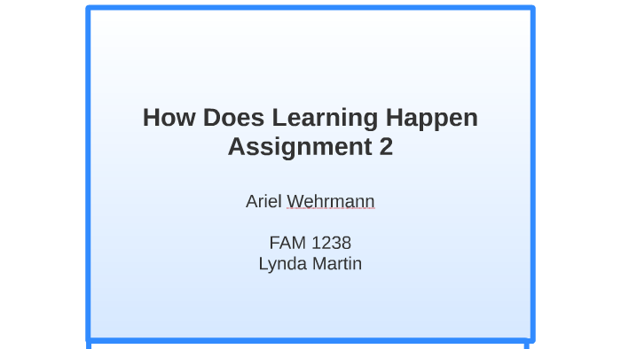 How Does Learning Happen by Ariel Wehrmann on Prezi