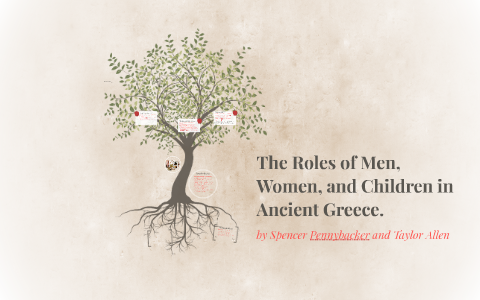 The Roles of Men, Women, and Children in Ancient Greece. by Spencer ...