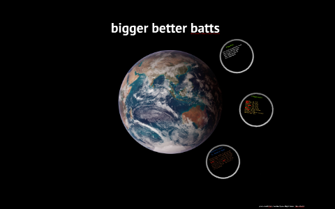 bigger better batts by jacob siebert on Prezi