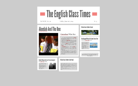 The English Class Times by KeShaun Lewis on Prezi