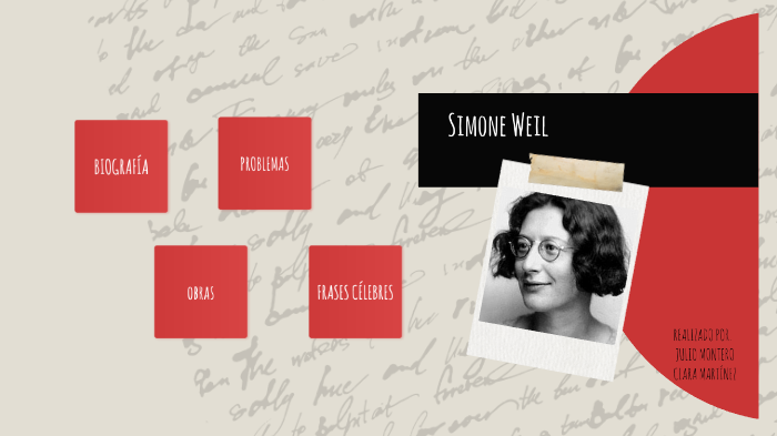 Simone Weil by Clara Martinez Ruiz on Prezi