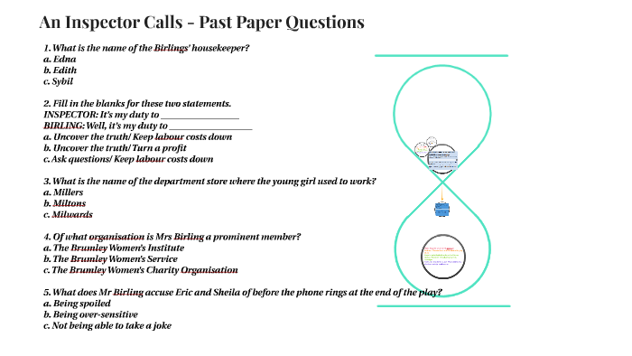 An Inspector Calls - Past Paper Questions by Laura Mathews on Prezi