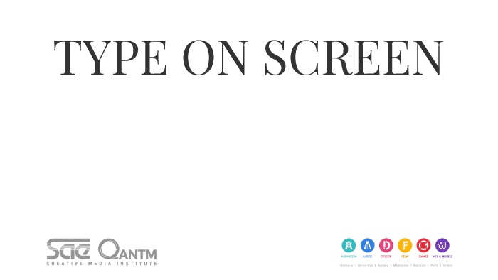 TYPE ON SCREEN by Duncan Maclean