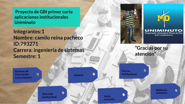 Proyecto de GBI primerProyecto de GBI primer corte aplicaciones institucionales Uniminuto corte ...