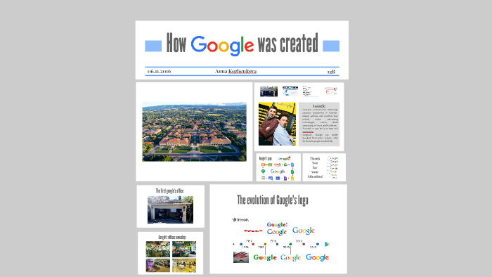 The history of by on Prezi