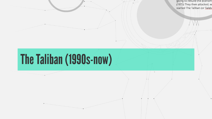The Taliban (1990s-now) by nellie gibbs on Prezi