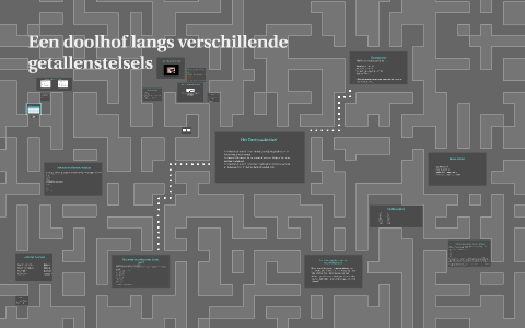 Een doolhof langs de verschillende by Jop van der Steen on Prezi
