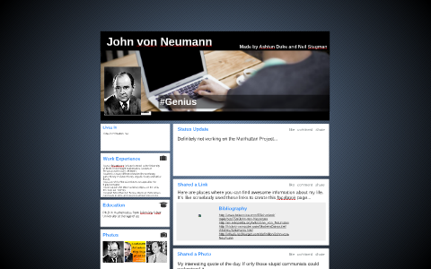 John von Neumann by Ashton Duke