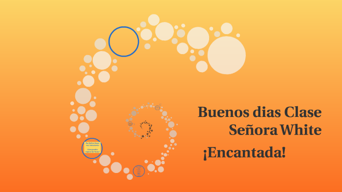 Buenos dias Clase!!! by Miss White on Prezi