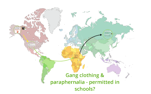 Gang clothing & paraphernalia - permitted in schools? by brittney lee ...