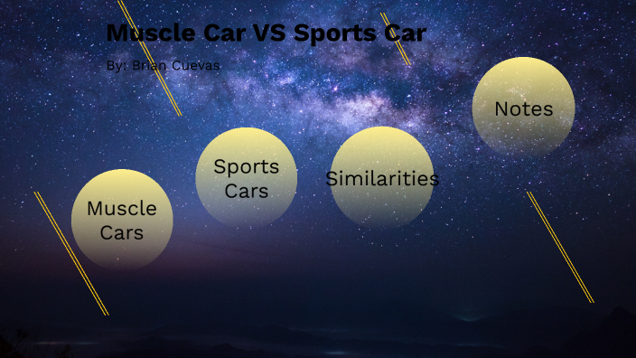 Differences and similarities between a muscle car and a sports car by ...