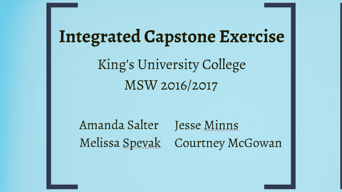 Integrated Capstone Exercise by Amanda Salter on Prezi