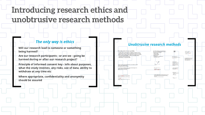 Introducing research ethics and unobtrusive research methods by Charles ...