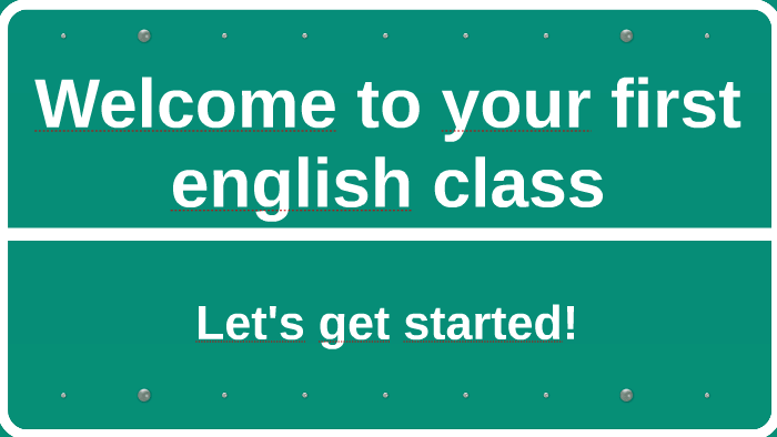 8A Welcome to your first english class by Tuva Redner Lervik on Prezi