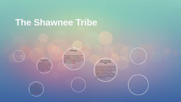 The Shawnee Tribe by Audrie Gray on Prezi
