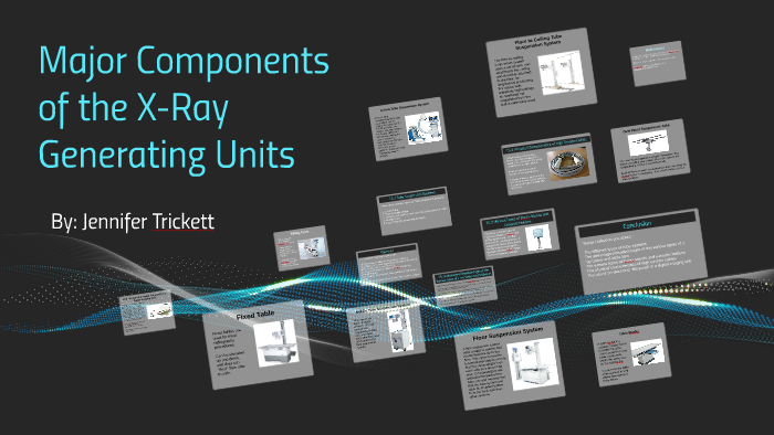 Major Components of the X-Ray Generating Units by Jennifer Trickett