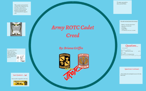JROTC Cadet Creed by Briana Griffin on Prezi