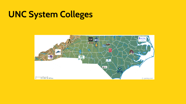 UNC System Colleges by Andrew Johnson on Prezi