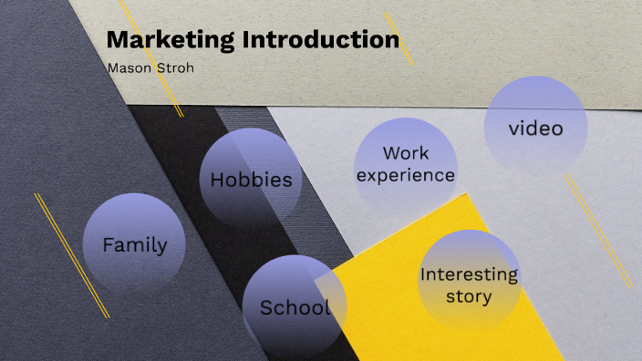 Marketing introduction by Mason Stroh on Prezi