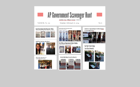AP Government Scavenger Hunt by Oindrila Das on Prezi
