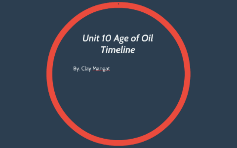 Unit 10 Age of Oil Timeline by Clay Mangat on Prezi