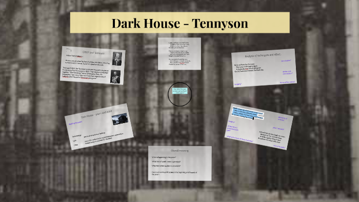 Dark House - Tennyson by Claire Tierney on Prezi